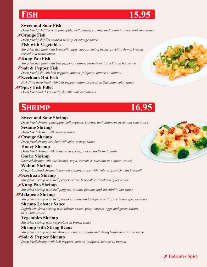 Dine-In Menu – Lychee Kitchen